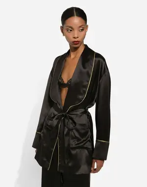 Dolce & Gabbana Silk Pajama Jacket