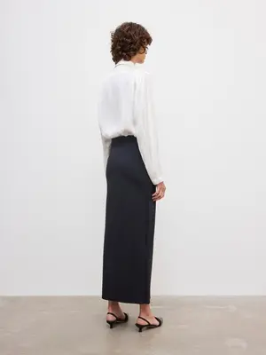 HOUSE OF DAGMAR Fitted Midi Skirt