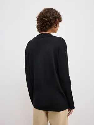 HOUSE OF DAGMAR Merino Wool Collared Cardigan