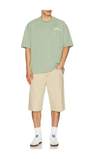 ALLSAINTS Odyssey Crew Tee In Sage - Spring Green