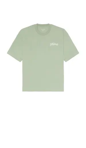 ALLSAINTS Odyssey Crew Tee In Sage - Spring Green