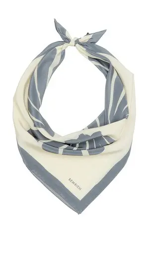 BEMBIEN Sirena Large Scarf In Beige,slate