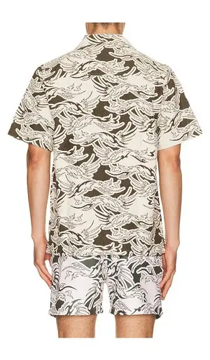 Oas Rogue Cuba Shirt In Cream - Ecru