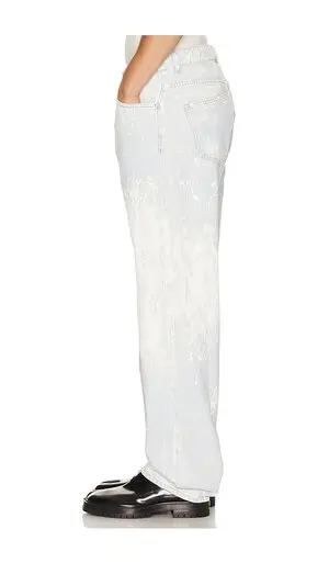 MAISON MARGIELA 5-pocket Jeans With Distressed Fading - Light Blue