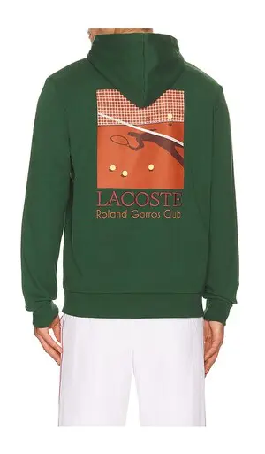Lacoste Sweatshirt With Printed And Embroidered Accents