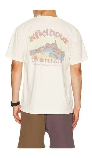 AFIELD OUT Stone T-shirt In Cream