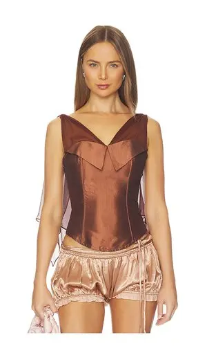 KIM SHUI Kemle Corset Top