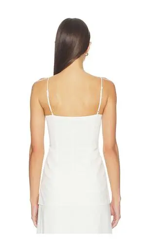 YELLOW THE LABEL X Tems Linen Tank Top