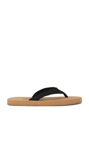 Black Flip Flops