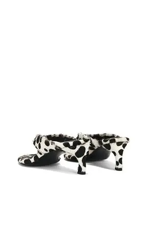 ROTATE BY BIRGER CHRISTENSEN Kitten Heel Mules - Bright White Combo