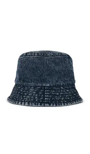 VERUTUM Lettering Denim Bucket Hat