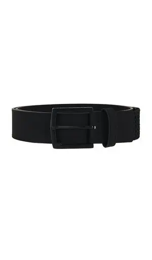 Travis Mathew Wanderlust Belt With -tone Buckle - Black