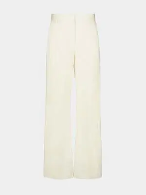 STELLA MCCARTNEY Vanilla Straight Trousers