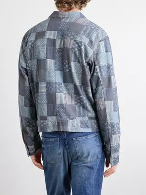 Ralph Lauren Patchwork Cotton Jacket - Blue