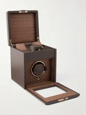 Wolf Single Watch Winder - Brown