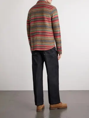 Ralph Lauren Matlock Striped Linen And Silk-blend Shirt