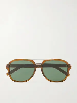 Saint Laurent Aviator Sunglasses - Brown