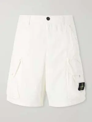 Stone Island Straight-leg Ripstop Cotton-blend Shorts