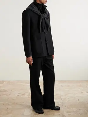 SAMAN AMEL Nehru Wool Jacket