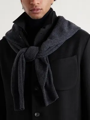 SAMAN AMEL Nehru Wool Jacket