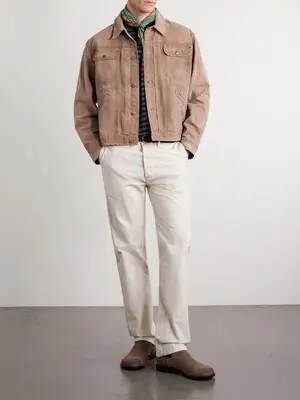 Ralph Lauren Cotton-canvas Trucker Jacket - Red