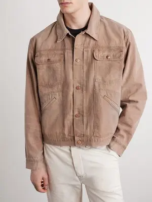 Ralph Lauren Cotton-canvas Trucker Jacket - Red