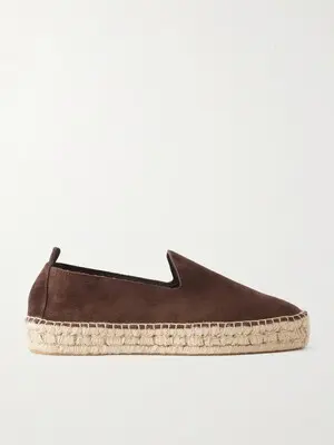 MORJAS Suede Espadrilles - Brown