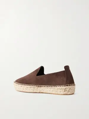 MORJAS Suede Espadrilles - Brown