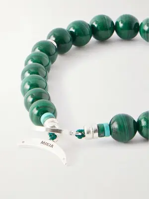 MIKIA Malachite Beaded Bracelet
