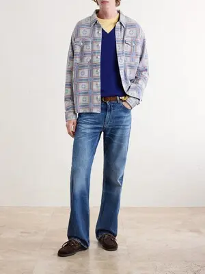 Ralph Lauren Horace Checked Cotton-terry Shirt