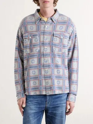 Ralph Lauren Horace Checked Cotton-terry Shirt
