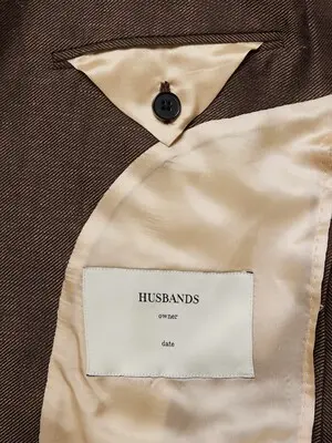Husbands Wool And Linen-blend Twill Suit Jacket