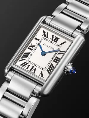 Cartier Tank Must De Solarbeat Stainless Steel Watch Ref. Wsta0121