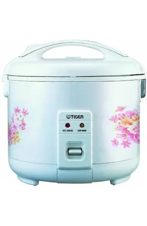 TIGER Rice Cooker And Warmer With Nonstick Inner Pot 10 Cups - Blue
