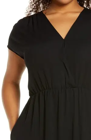 Halogen Faux Wrap Dress