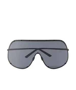 Rick Owens Shield Aviator Sunglasses - Black