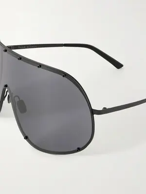 Rick Owens Shield Aviator Sunglasses