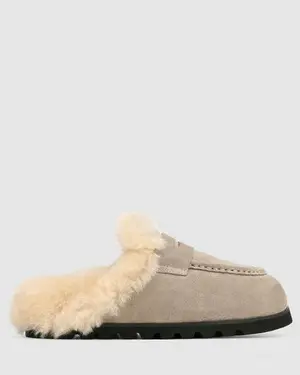 Women's Platform Loafer Mules Clogs
