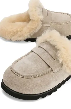 NAKED WOLFE Corded Slip-on Loafers - Stone