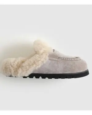 NAKED WOLFE Corded Slip-on Loafers - Stone