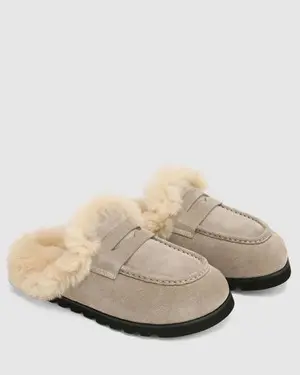 NAKED WOLFE Corded Slip-on Loafers - Stone