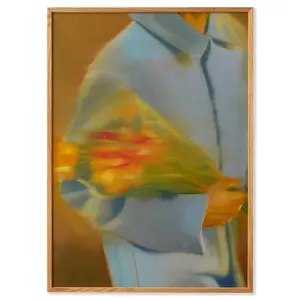 PAPER COLLECTIVE Orange / Blue On The Way Home Art Print 50x70 Cm - Orange/blue