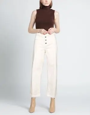 Liu Jo High Waisted Straight Leg Jeans In Cotton Blend