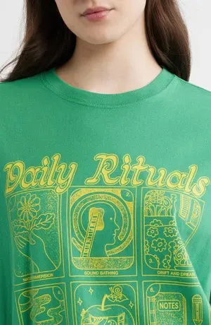 DAMSON MADDER Daily Rituals Graphic T-shirt