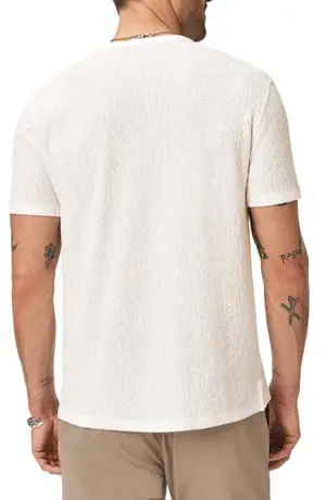 John Varvatos Egon Texture Knit Short Sleeve Henley