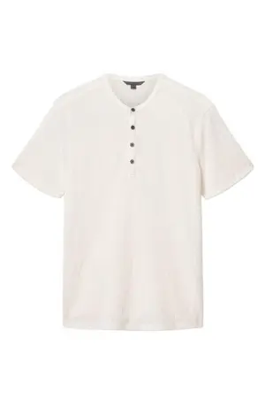 John Varvatos Egon Texture Knit Short Sleeve Henley