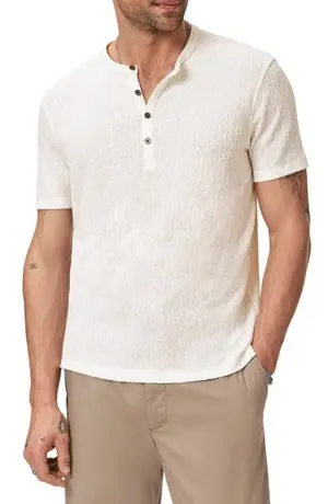John Varvatos Egon Texture Knit Short Sleeve Henley