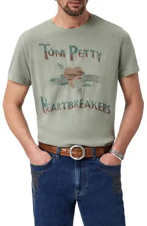 John Varvatos Tom Petty Organic Cotton Embroidered T-shirt