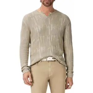 John Varvatos Vinny Broken Pattern Henley