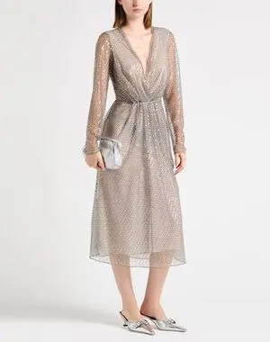 SEMICOUTURE Polyester Midi Dress